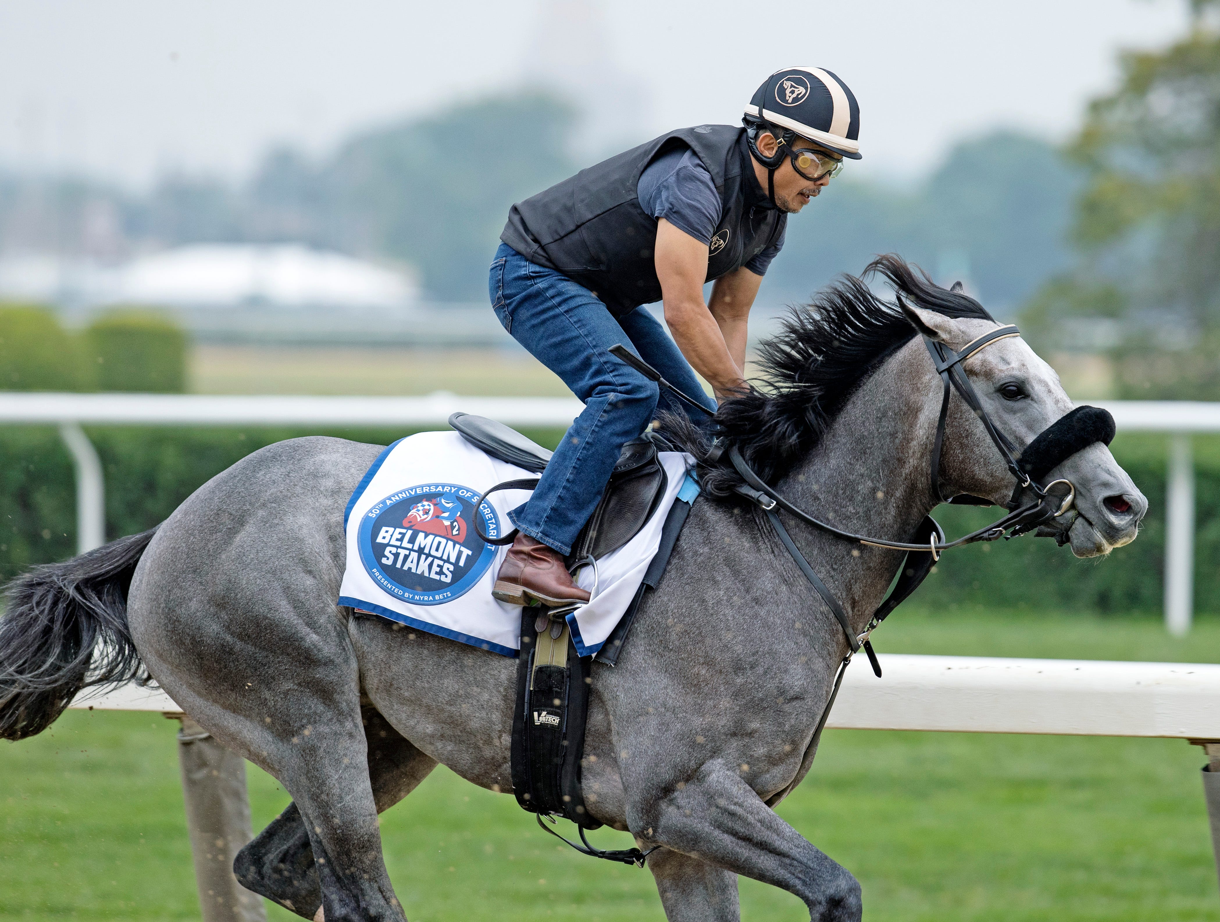 Belmont Stakes: Arcangelo sneaks in surprise workout